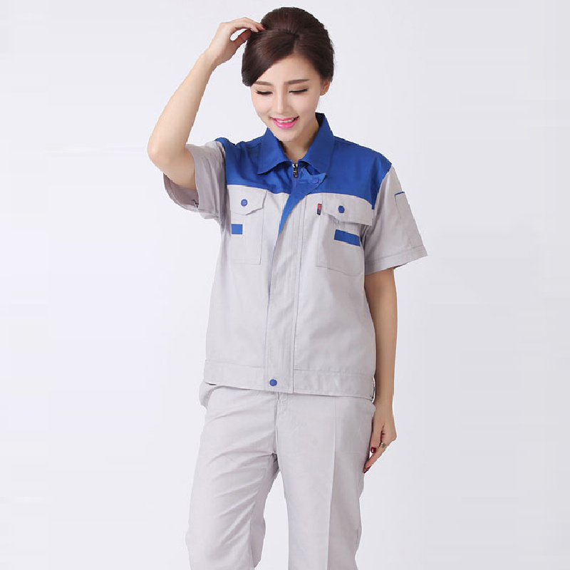OEM Short Sleeve Uniform Work Clothes Cleaner Work Uniform ...